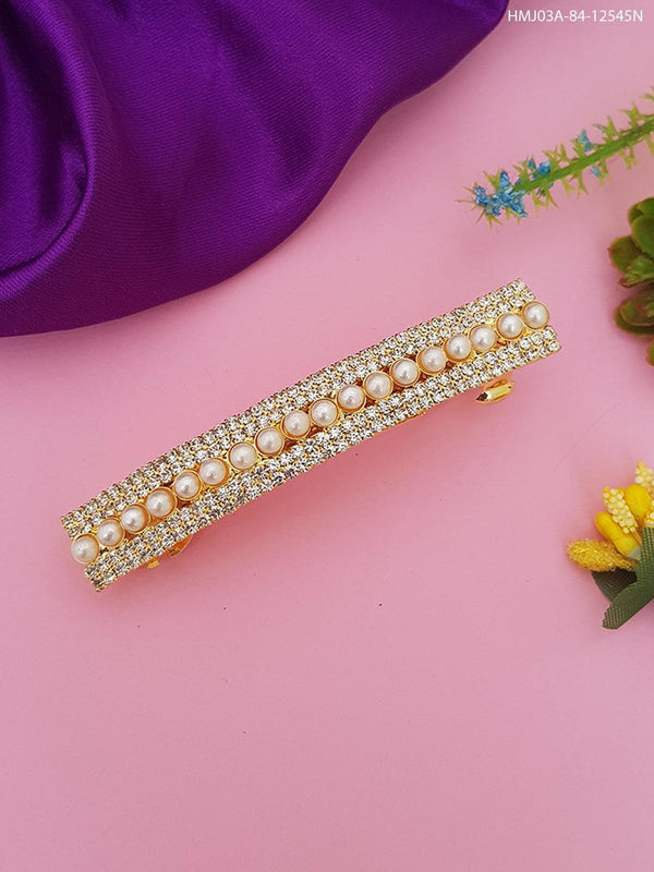 Designer Hair Clips with CZ stones 12545N – Griiham