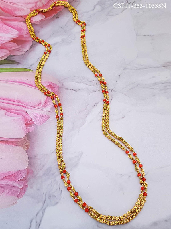 Microgold plated Double Line Chains – Griiham